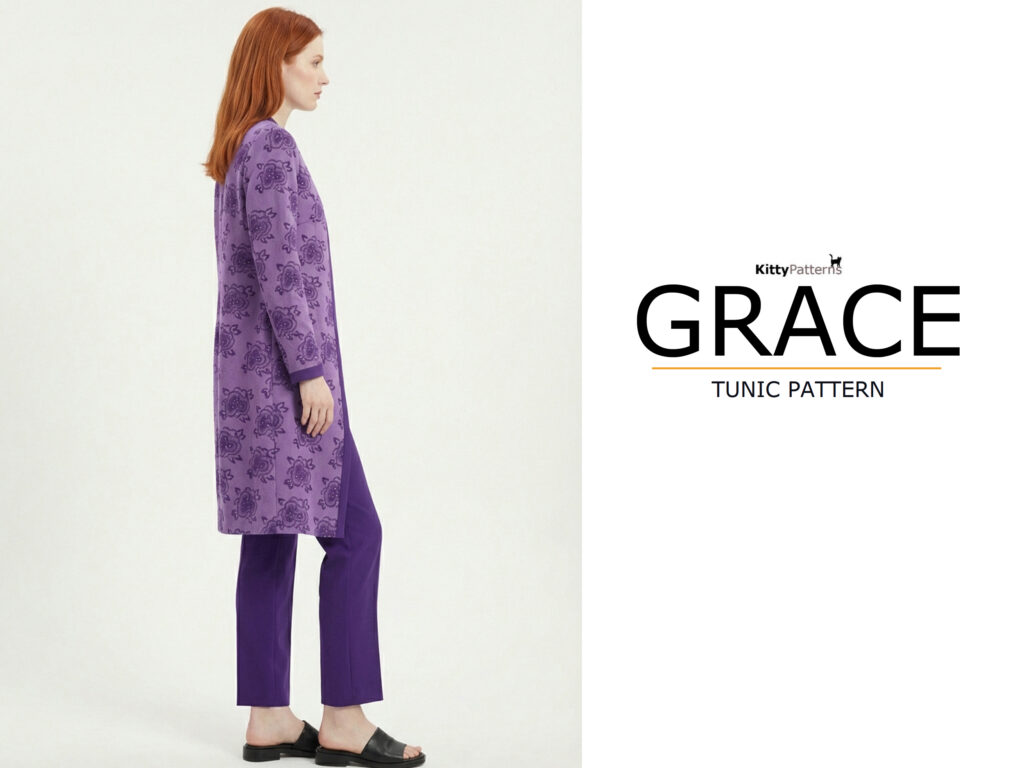 GRACE – Tunic Sewing Pattern – KittyPatterns