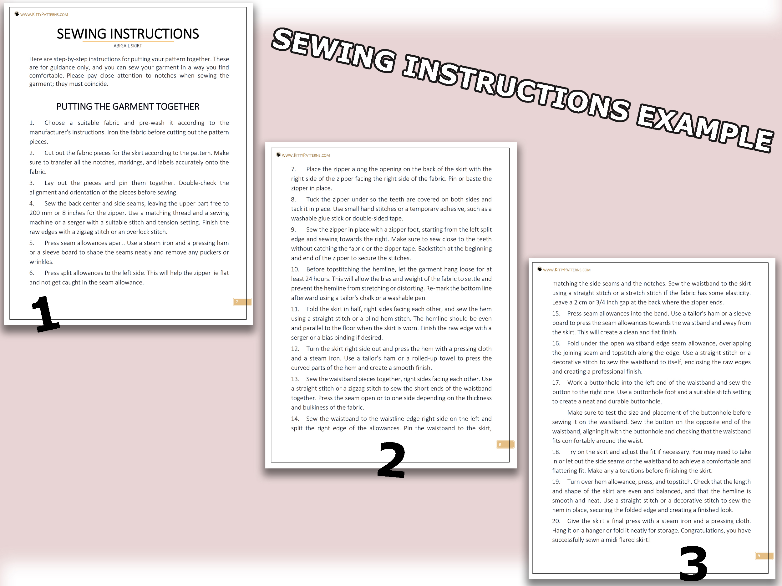 PDF Pattern Bundle – 35 Styles – KittyPatterns